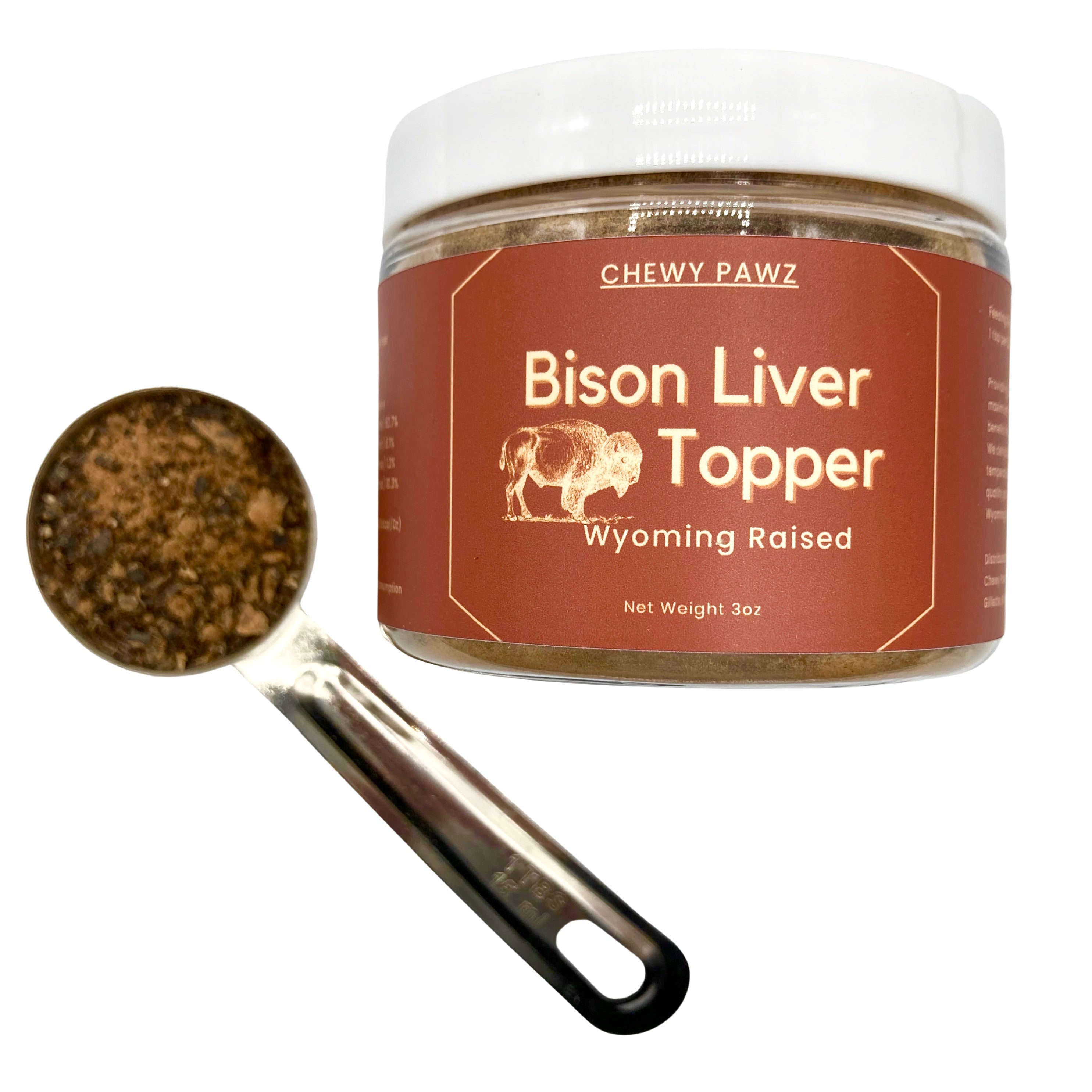 Bison Liver Topper | Chewy Pawz | Single Ingredient Dog Treats